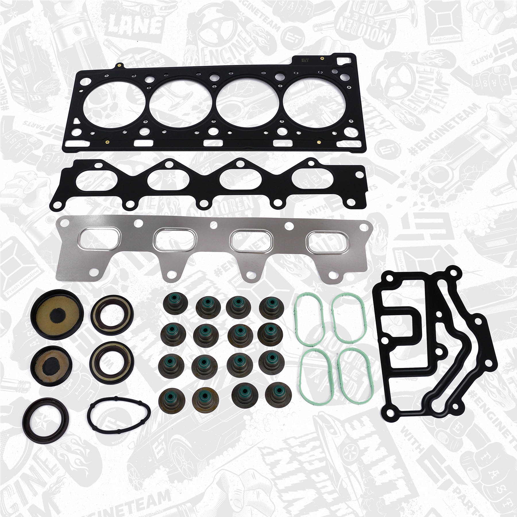 Gasket Kit, cylinder head - TS0041 ET ENGINETEAM - 4409866, 7701471278 ...