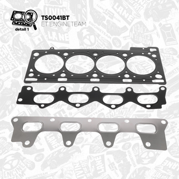 Gasket Set, cylinder head + bolt set - TS0041BT ET ENGINETEAM - 4409866 ...