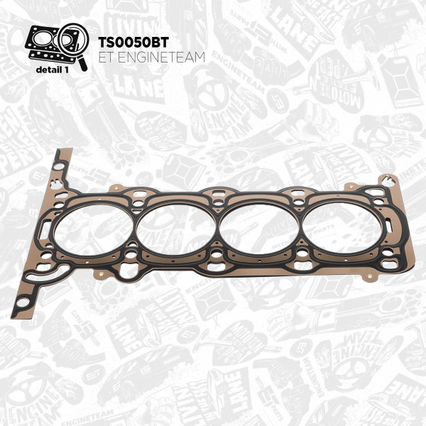 Gasket Set, cylinder head + bolt set - TS0050BT ET ENGINETEAM - 1606079 ...