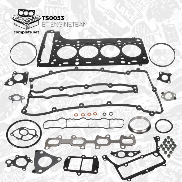 Gasket Kit, cylinder head - TS0053 ET ENGINETEAM - A6510160569 ...