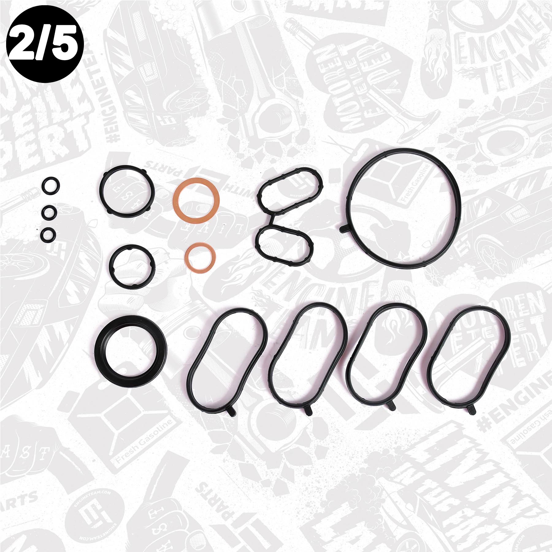 Gasket Kit, cylinder head - TS0056 ET ENGINETEAM - 20910-2EA00 ...