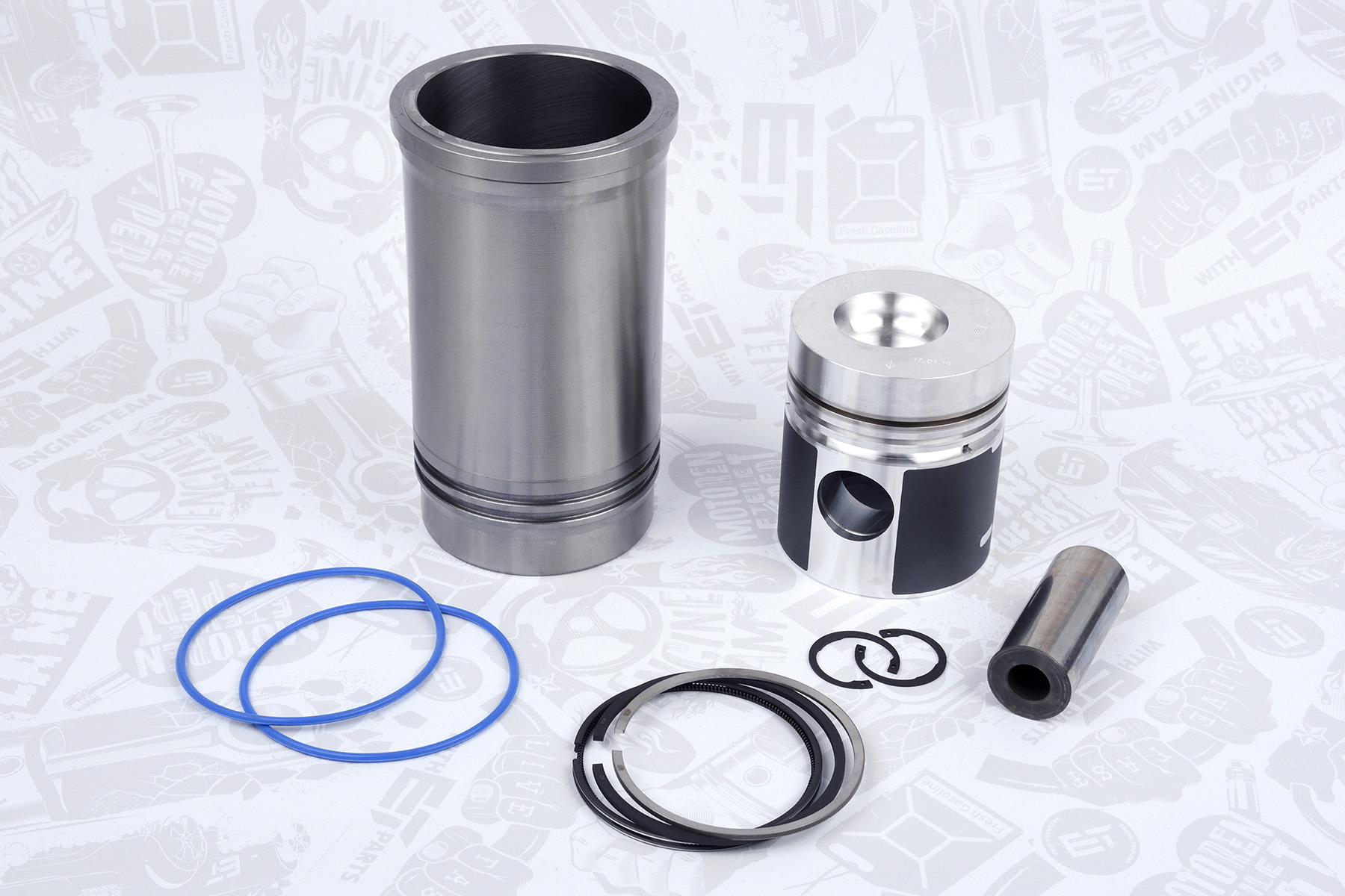 Repair Kit, piston/cylinder liner - UV0010 ET ENGINETEAM - 280002002 ...