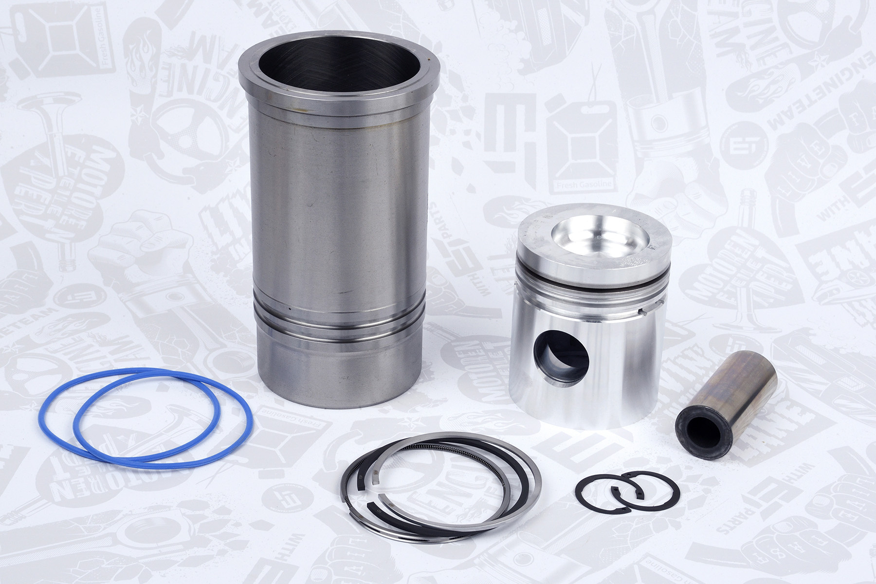 Repair Kit, piston/cylinder liner - UV0019 ET ENGINETEAM - 10000992, 10 ...