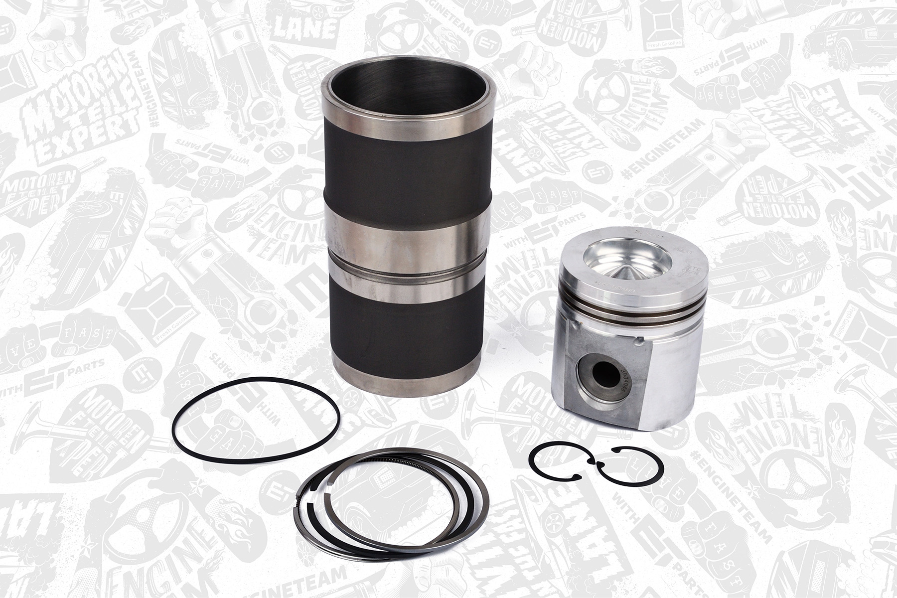 Repair Kit, piston/cylinder liner - UV0020 ET ENGINETEAM - A77562 ...
