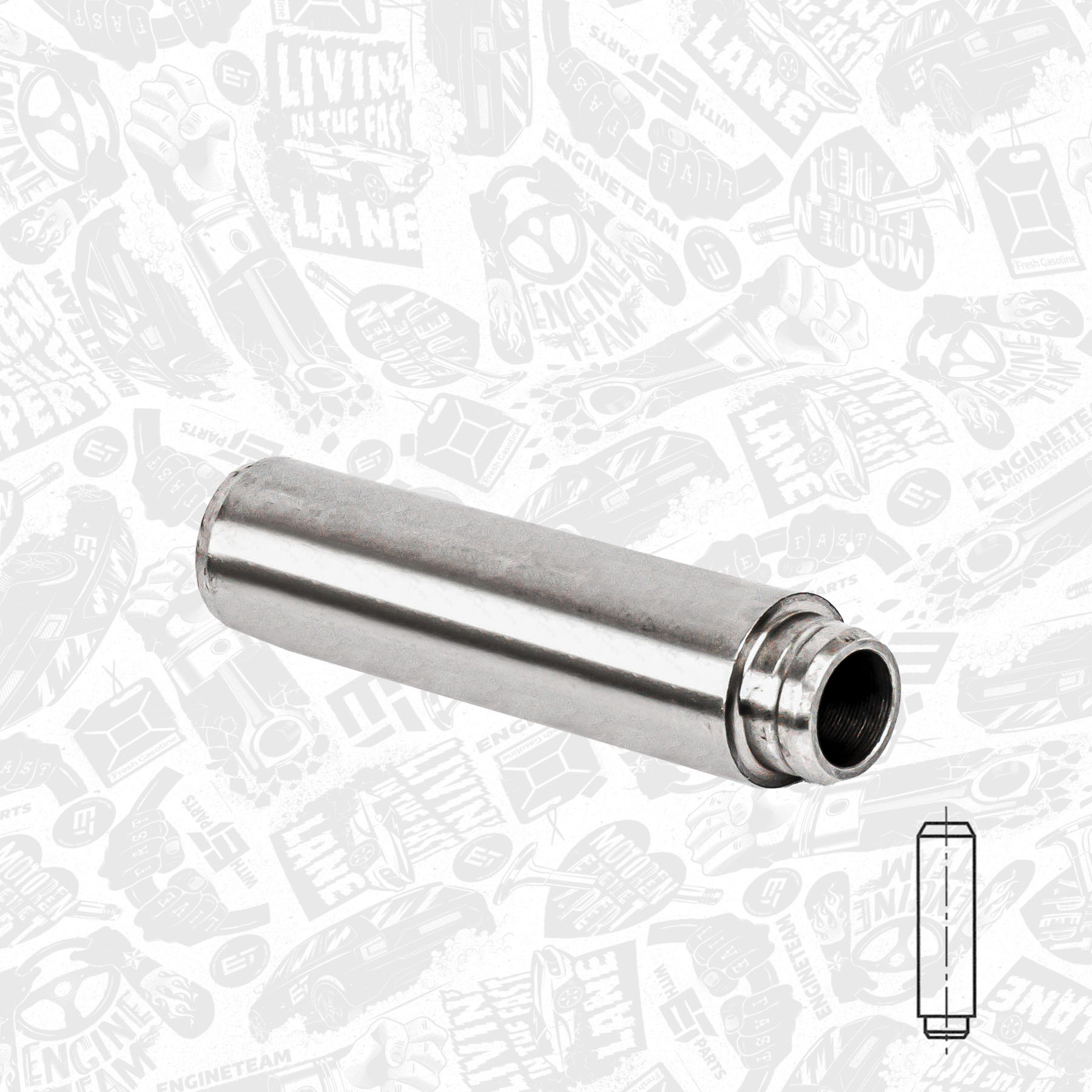 Valve Guide - VG0045 ET ENGINETEAM - 5410531230, 001FX30435000 ...