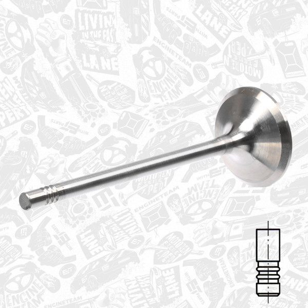 Intake Valve - VI0105 ET ENGINETEAM - 0949.95, 9624774280, 531003 | ET ...