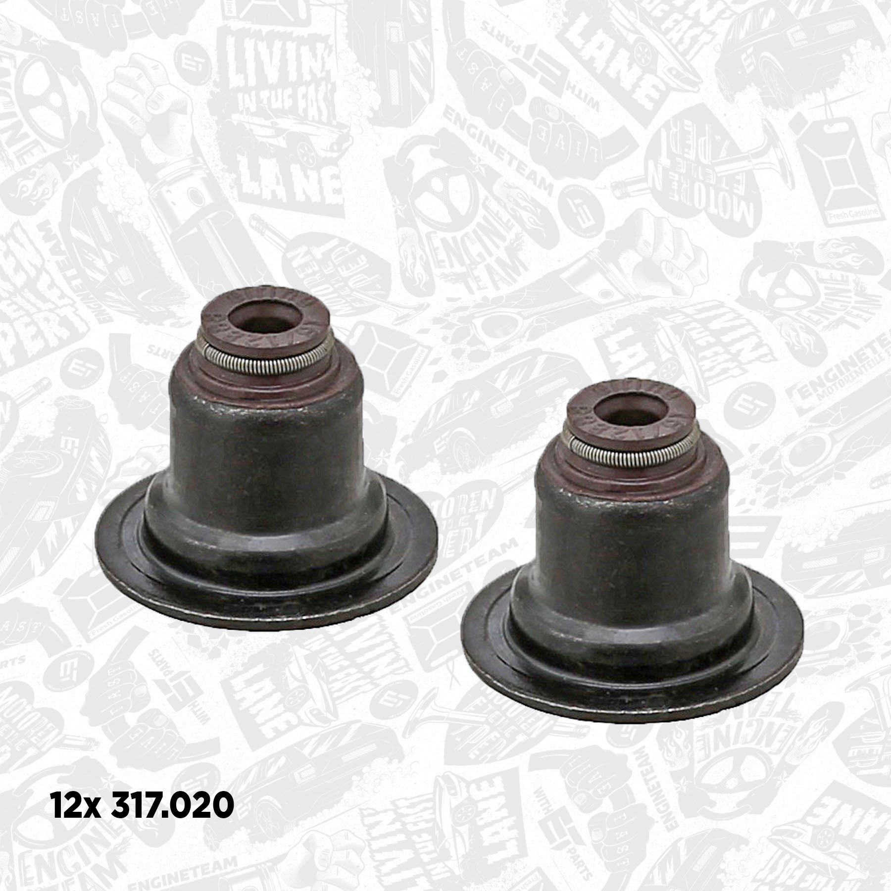 Valve Kit, intake/exhaust valve - VS0025 ET ENGINETEAM - CM5G6505FA, 1760589, 1760588 | ET ...