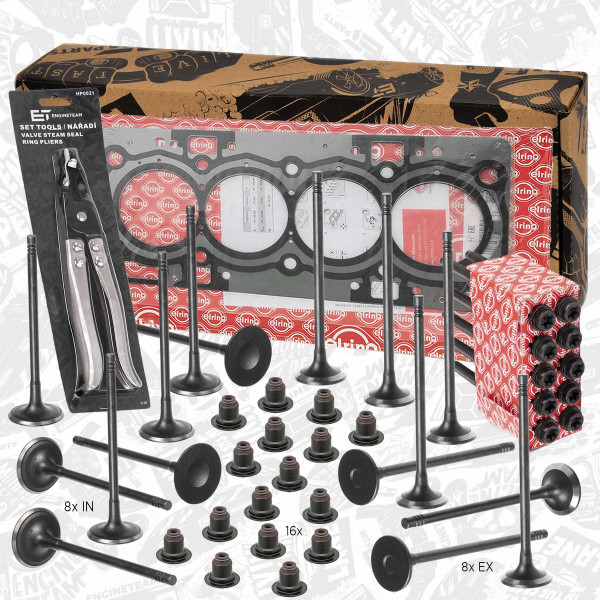 Exhaust Valve - VE0177 ET ENGINETEAM - 1800711, 31375559, R6917/RNT ...