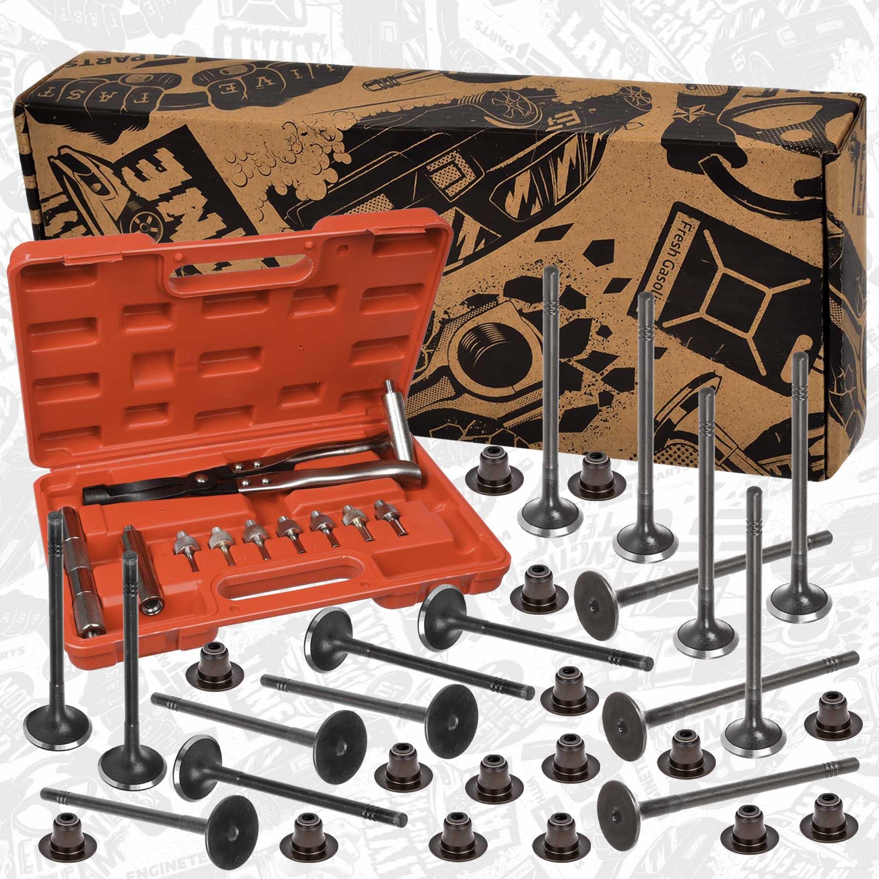 Valve Kit, intake/exhaust valve - VS0046VR2 ET ENGINETEAM - 22212-2U000 ...