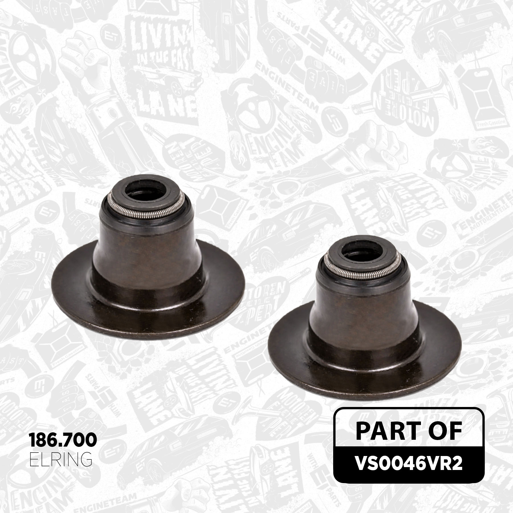 Valve Kit, intake/exhaust valve - VS0046VR2 ET ENGINETEAM - 22212-2U000 ...