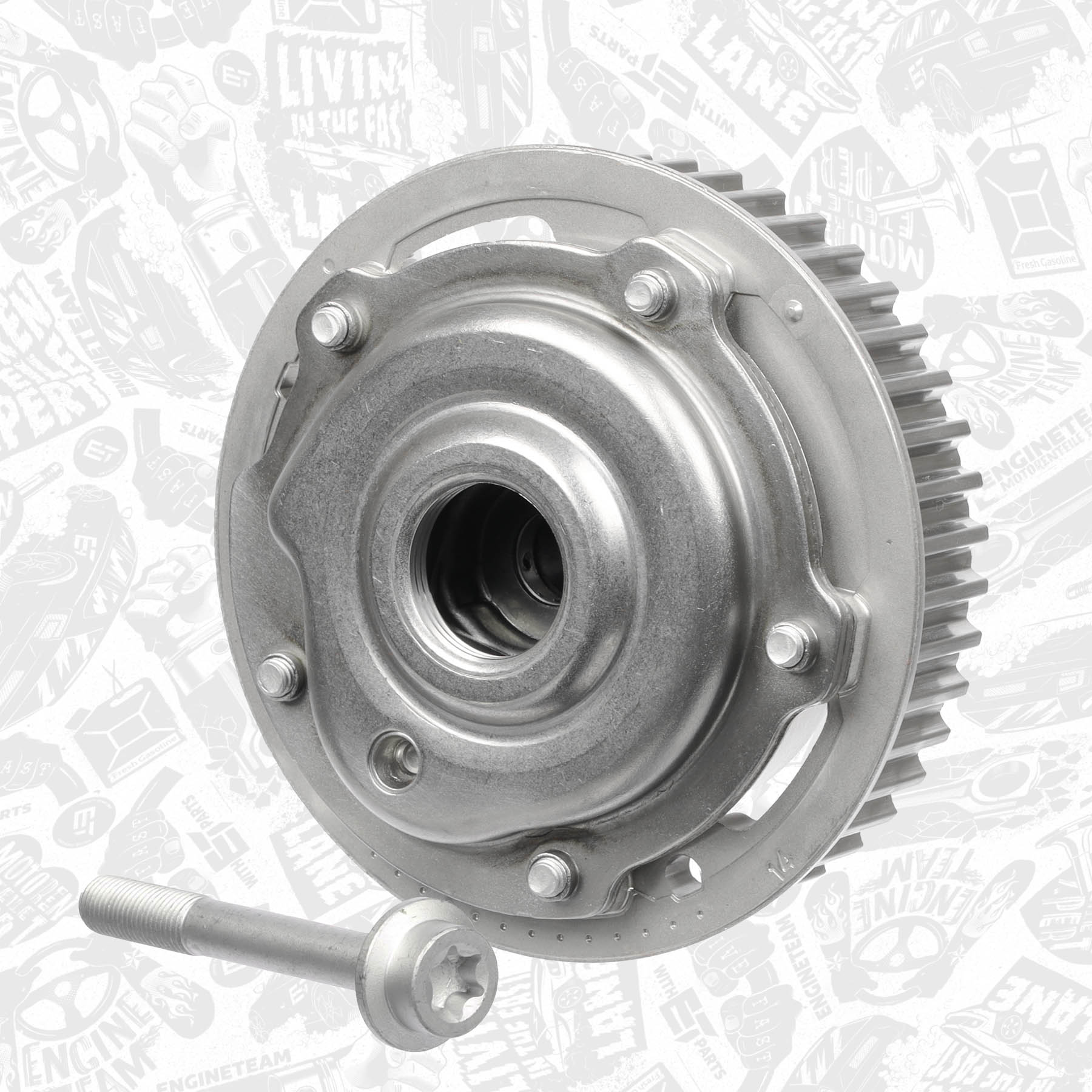 Camshaft Adjuster, VVT hub - VT0019 ET ENGINETEAM - 25194444, 55568386 ...