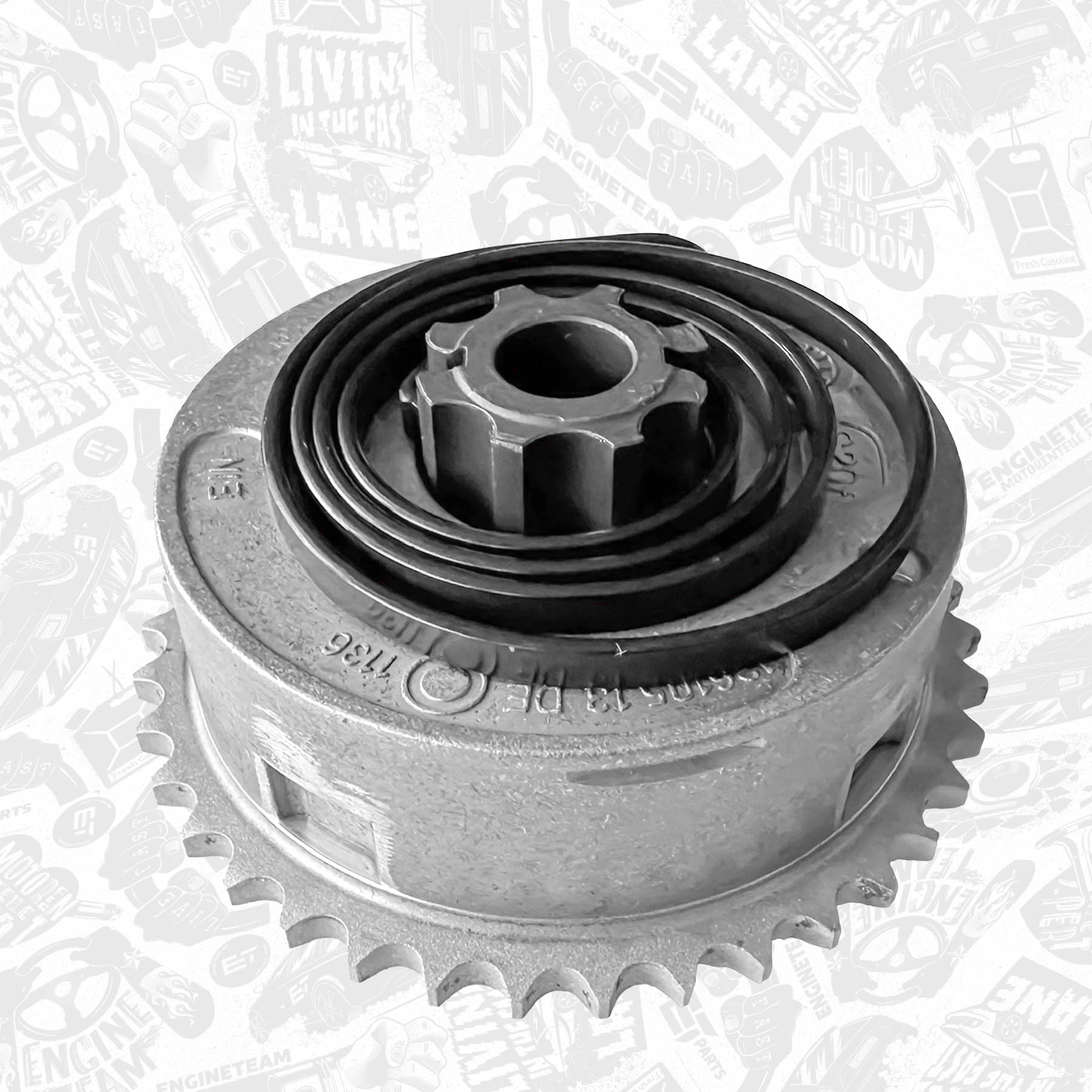 Camshaft Adjuster, VVT hub - VT0024VR1 ET ENGINETEAM - 11317545959 ...