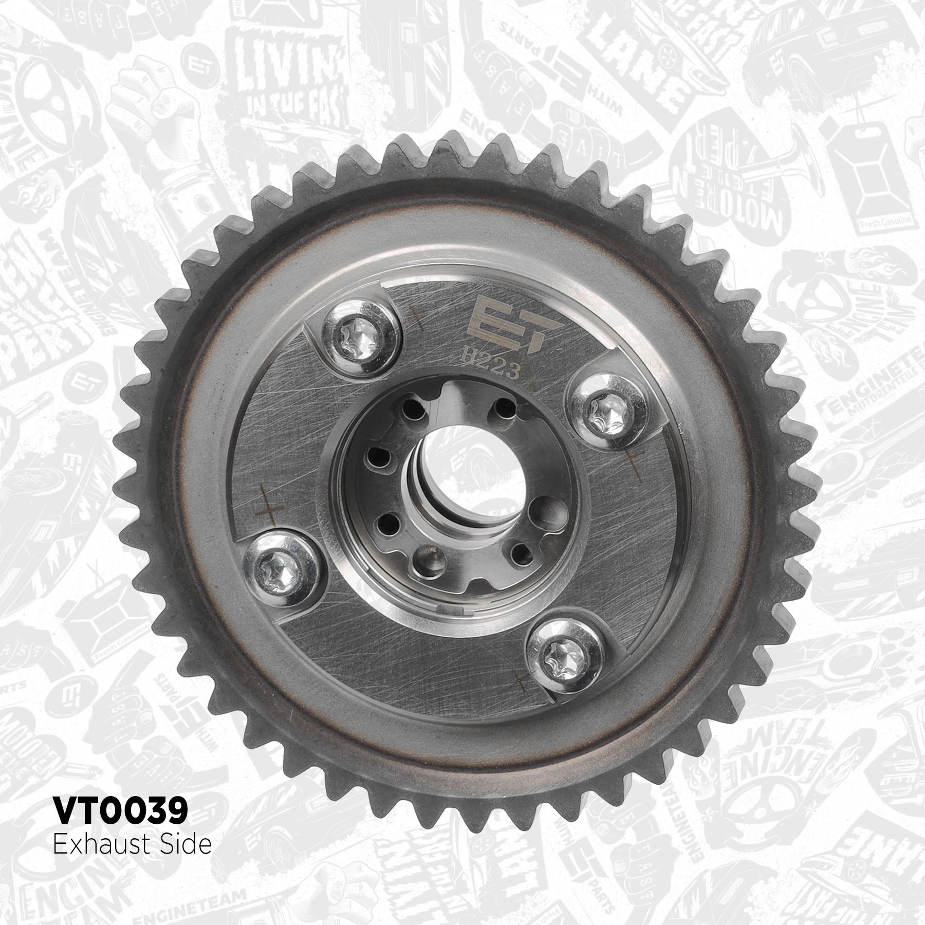 Camshaft Adjuster, VVT hub - VT0040 ET ENGINETEAM - A2710501400 ...