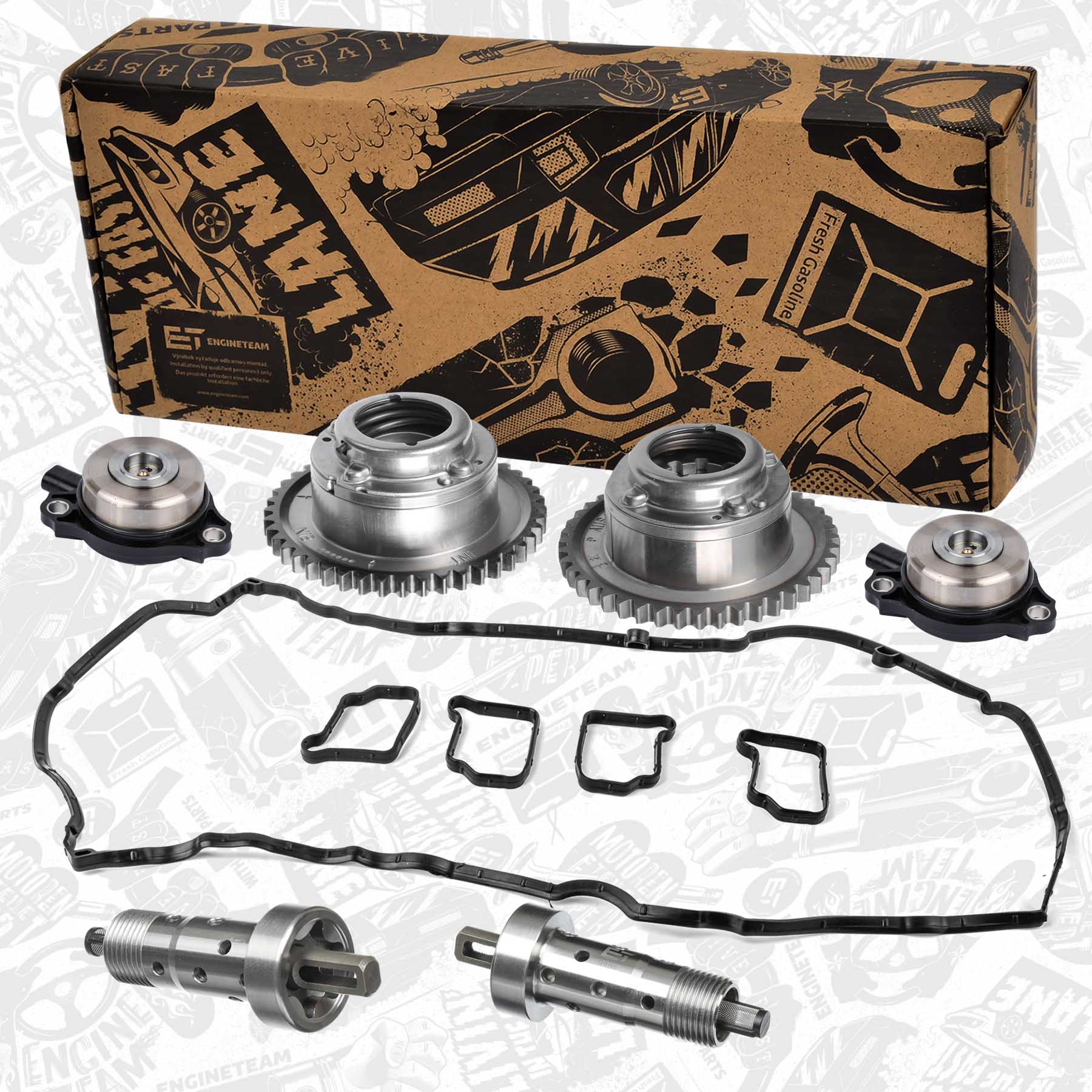 Camshaft Adjuster, VVT hub - VT0040VR1 ET ENGINETEAM - A2710501400 ...