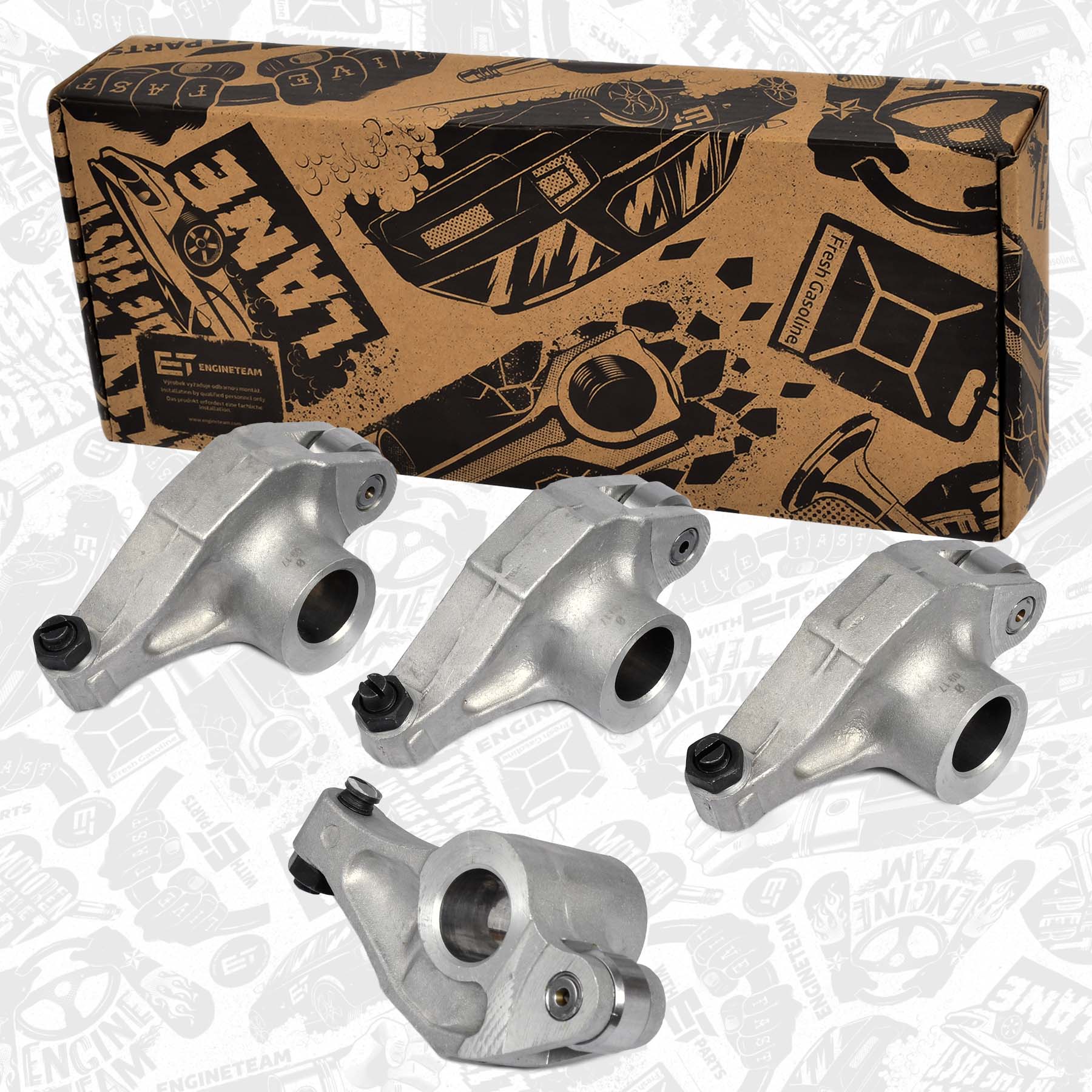 Rocker arm, engine timing 4 pcs - VV0078VR1 ET ENGINETEAM - RF2A12130C ...